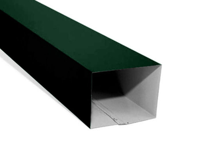 FeZn Olučne cevi Zelena Ral 6028 - Vertikala Četvrtasta 120x120 mm - Lim.rs